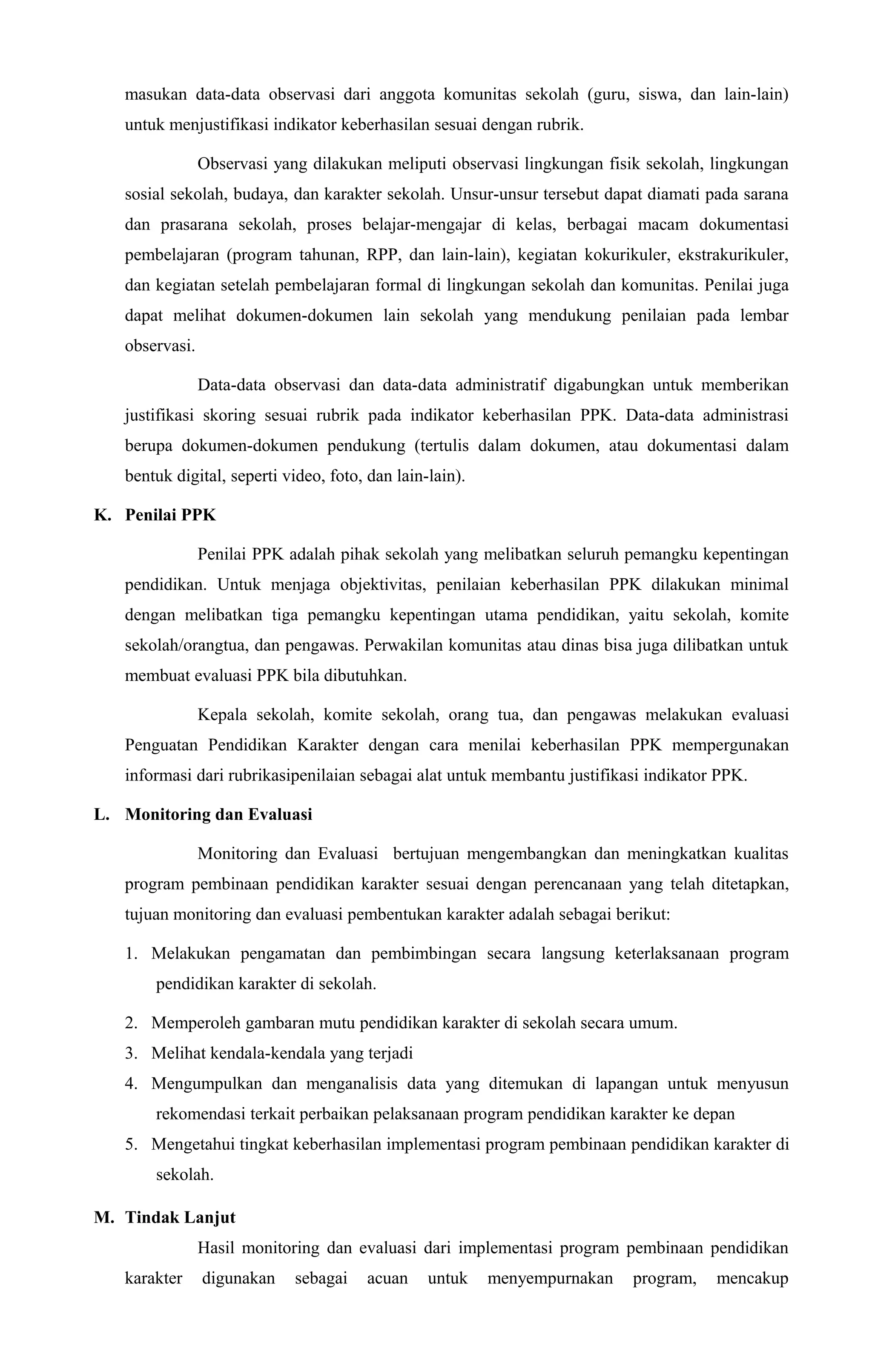 Program implementasi ppk 17 18 | PDF