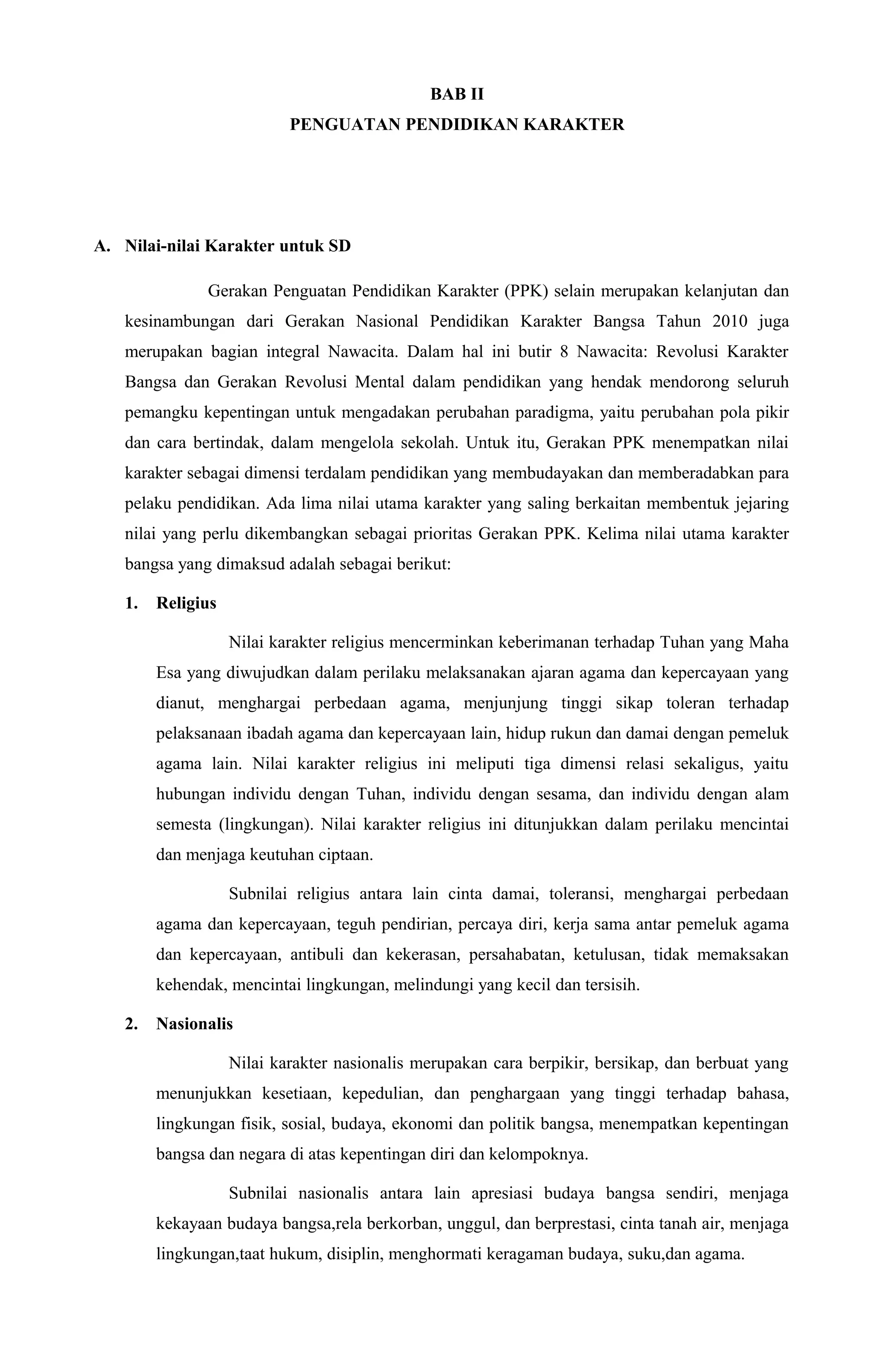 Program implementasi ppk 17 18 | PDF