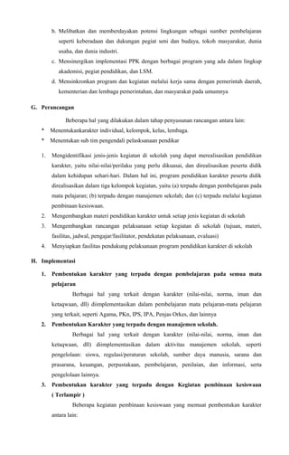 Program implementasi ppk 17 18 | DOC