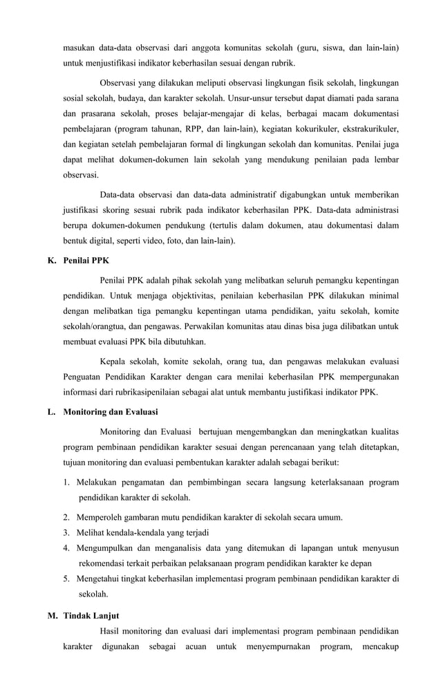 Program implementasi ppk 17 18 | PDF