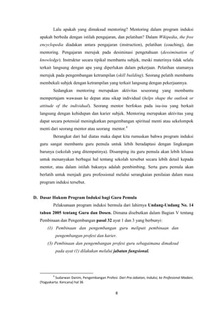 Program Induksi Bagi Guru Pemula (PIGP) | PDF