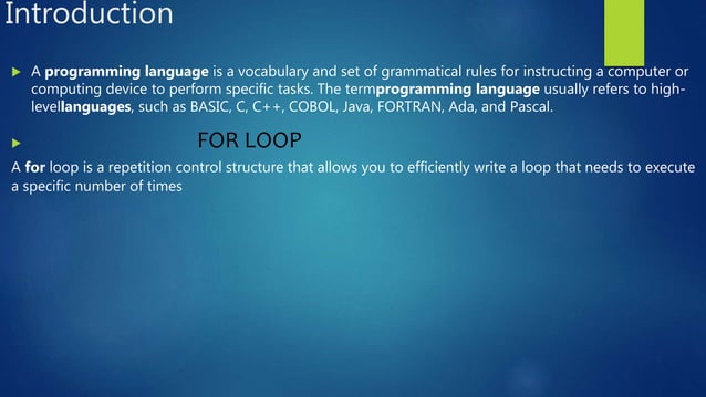 Programing array and function | PPT