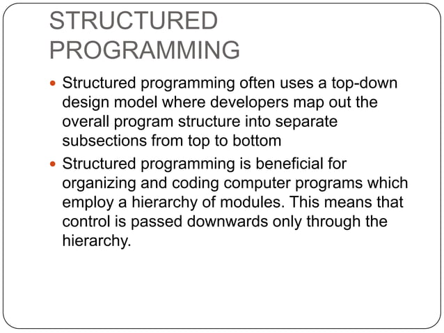 Programing approaches | PPT