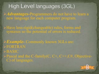 Programing languages | PPTX