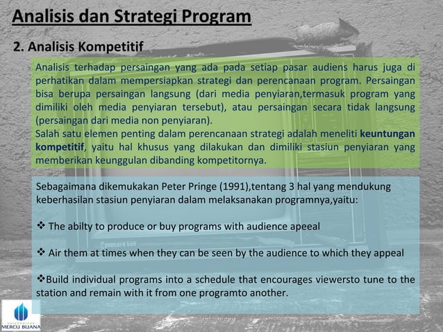 PERENCANAAN PROGRAM (Penentuan visi Misi, Tujuan, Target) | PPT