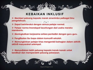 Program inklusif | PPTX