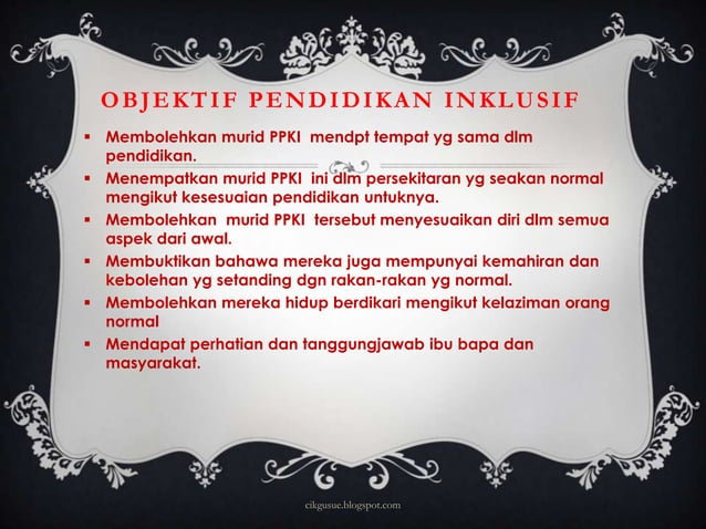 Program inklusif | PPTX