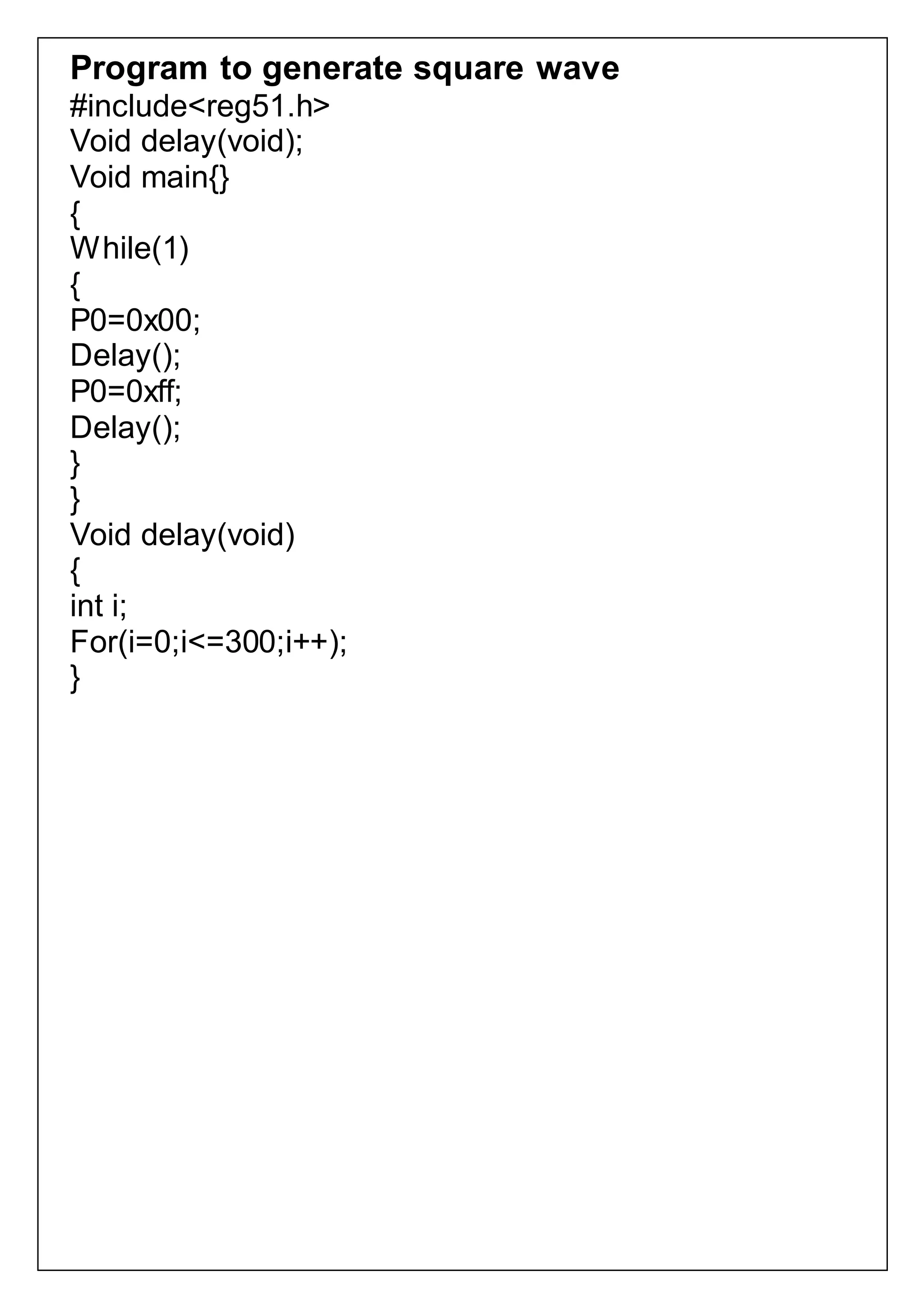 Program interfacing lab | PDF
