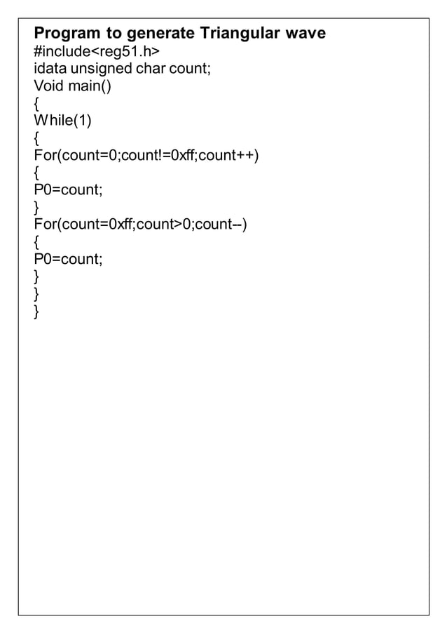 Program interfacing lab | PDF