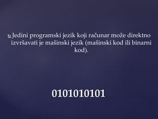 Uvod u programiranje i programski jezik Python | PPTX