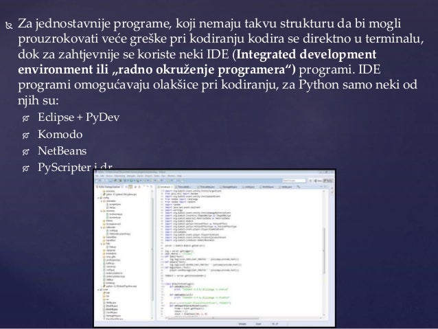 Uvod u programiranje i programski jezik Python
