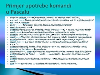 Programski jezik Pascal | PPTX