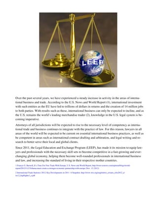 LEEP Program January 2013 | PDF