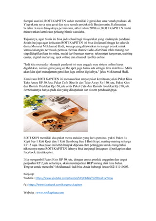 ROTI GEMBONG GEJAYAN | PDF