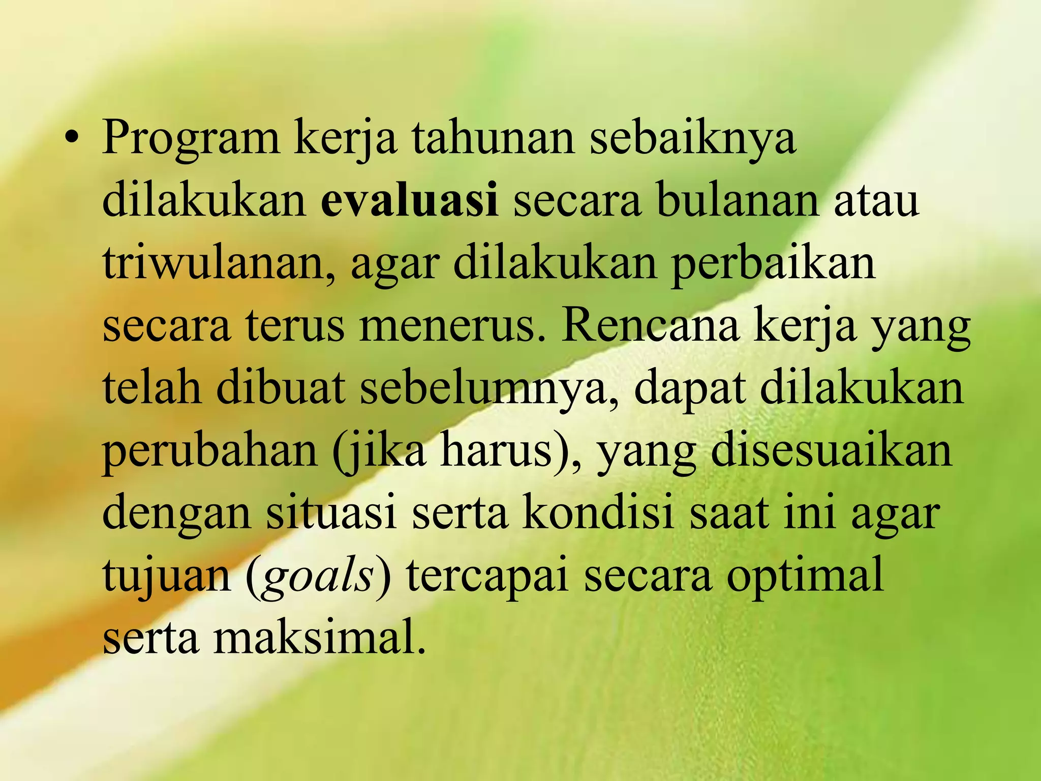 Program Kerja | PPTX