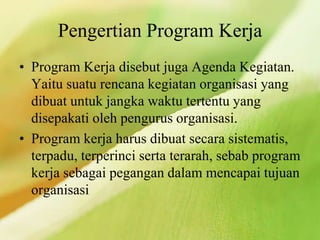 Program Kerja | PPTX