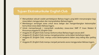 Program kerja english club | PPTX