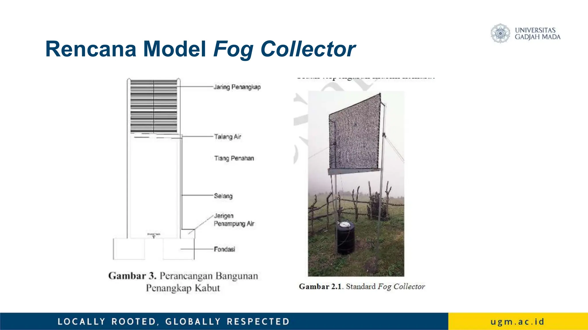 Program Kerja Fog Collector untuk Pengairan Lahar Pertanian | PPTX