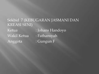 Program kerja osis | PPTX