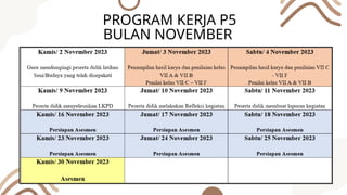 PROGRAM KERJA P5_ BULAN OKTOBER SMPN 3 BINTAN.pptx