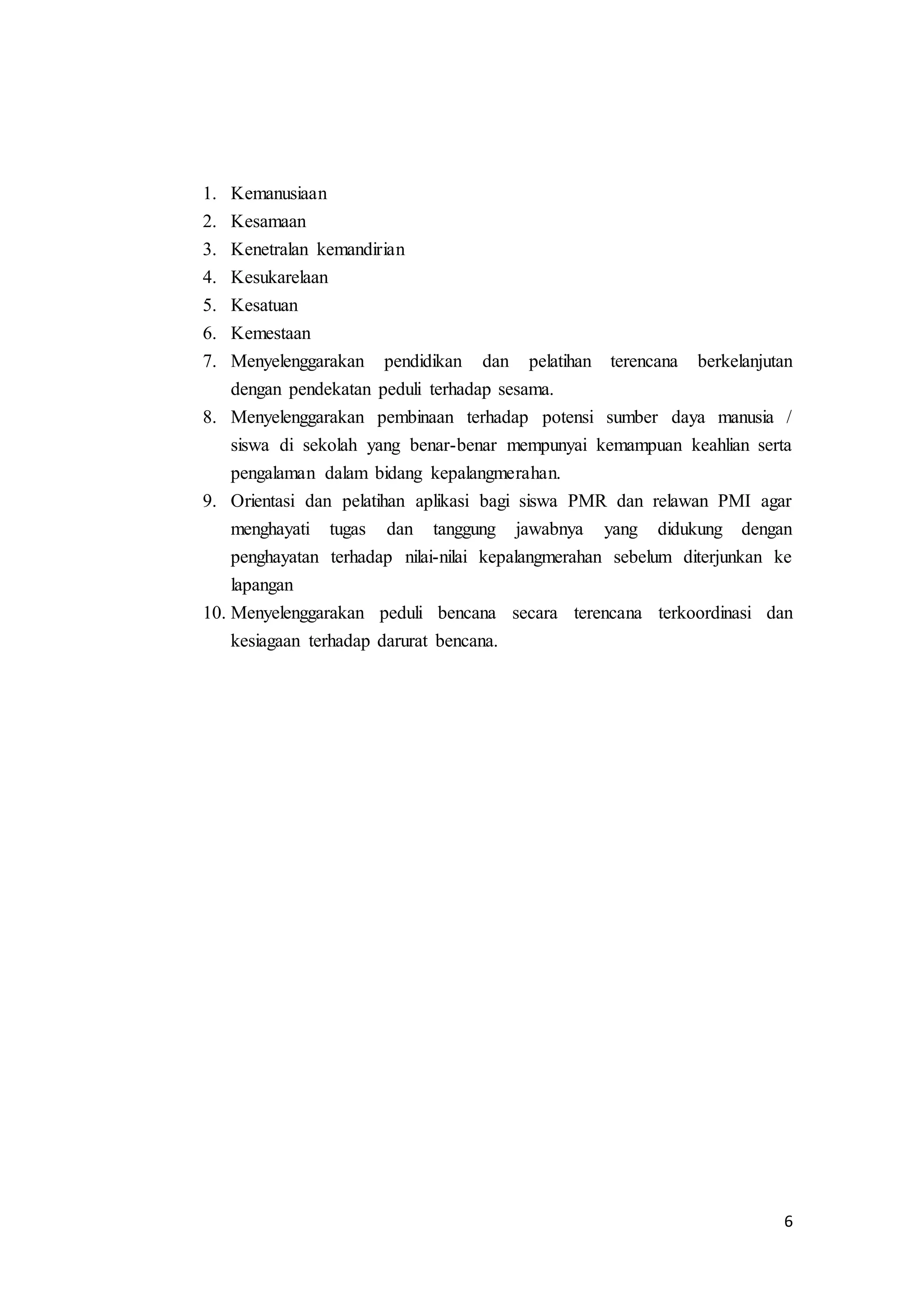 Program kerja pmr | DOCX