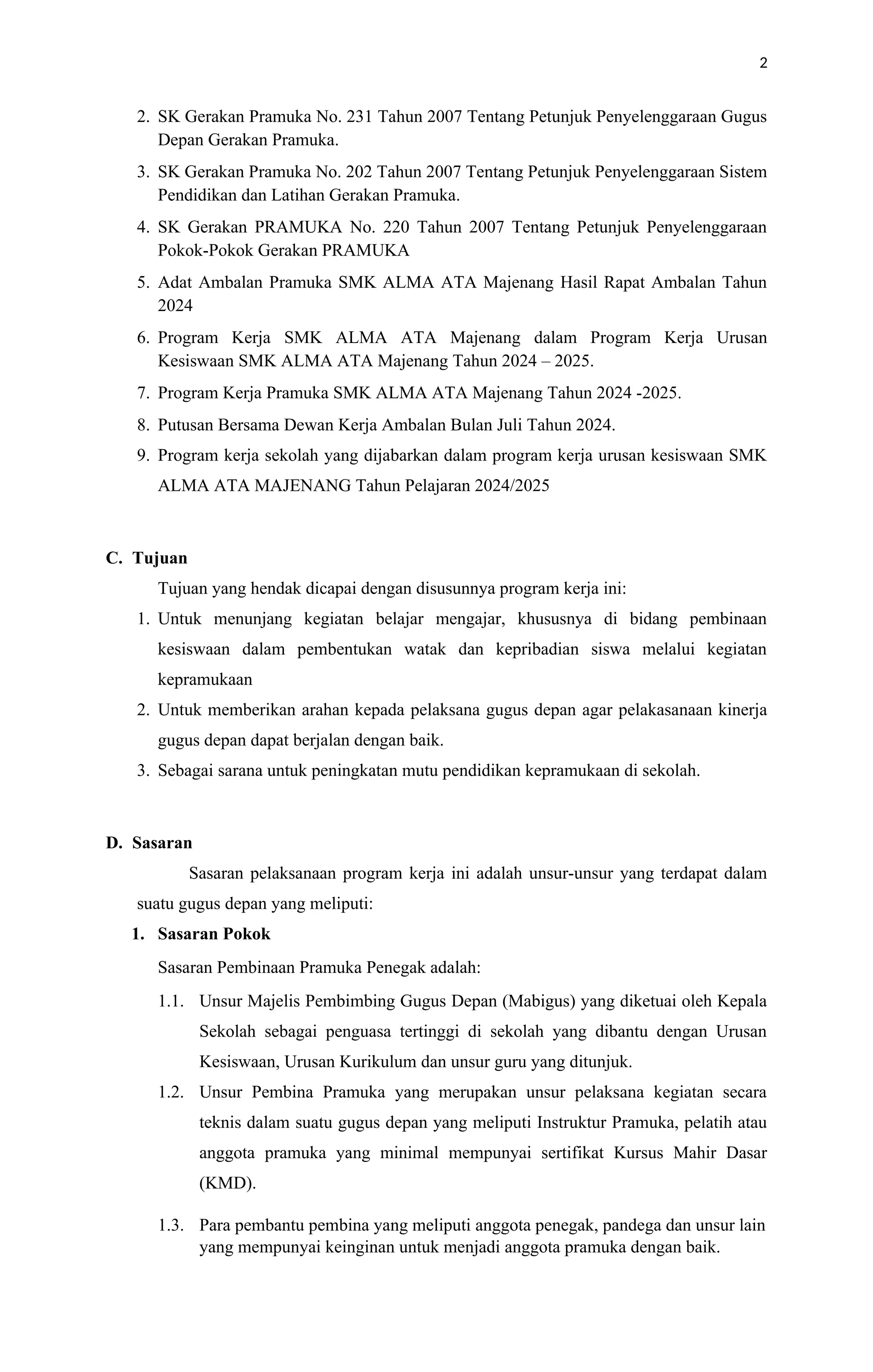 Program Kerja Pramuka SMK ALMA ATA 2024 2025 Angkatan 9.docx