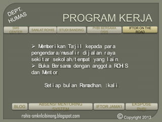 Program kerja (proker) humas 2013 | PPSX | Professional School ...