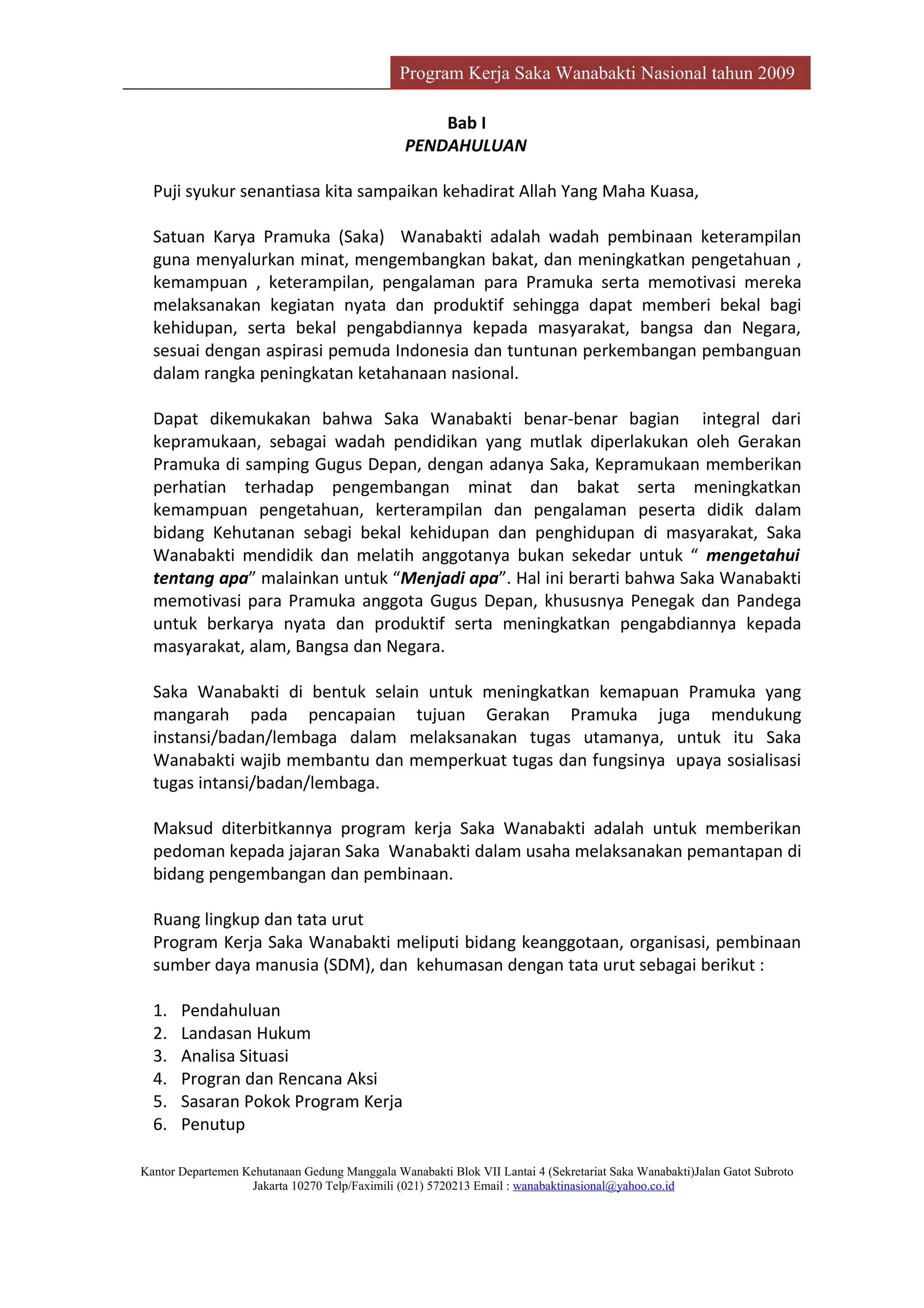 Program+kerja+saka+wanabakti cimalaka | DOC
