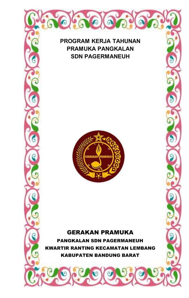Program kerja tahunan pramuka | DOCX