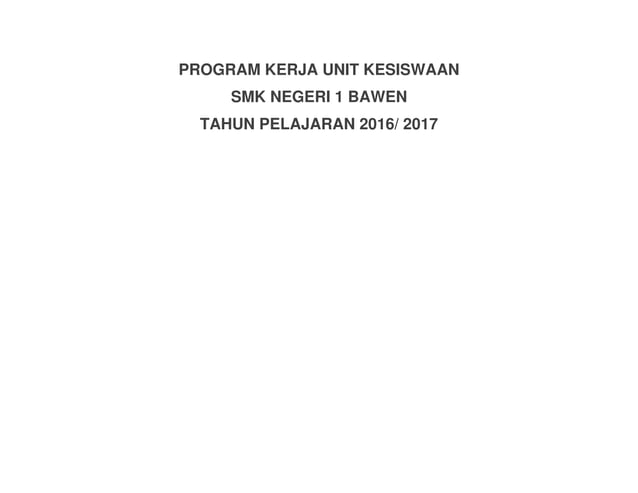 PROGRAM KERJA UNIT KESISWAAN contoh.docx