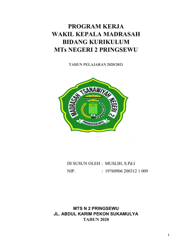 PROGRAM KERJA WAKA KUR MTS NEGERI 2 PRINGSEWU 2021.pdf
