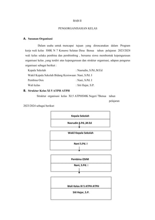 PROGRAM KERJA WALI KELAS XI 5 Agri Binsnis tanaman Pangan dan Hortikultura.docx