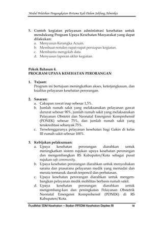 Program kesehatan | PDF