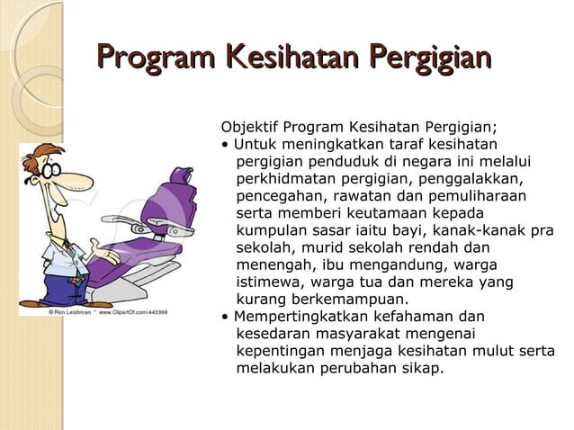 Program kesihatan mulut | PPT