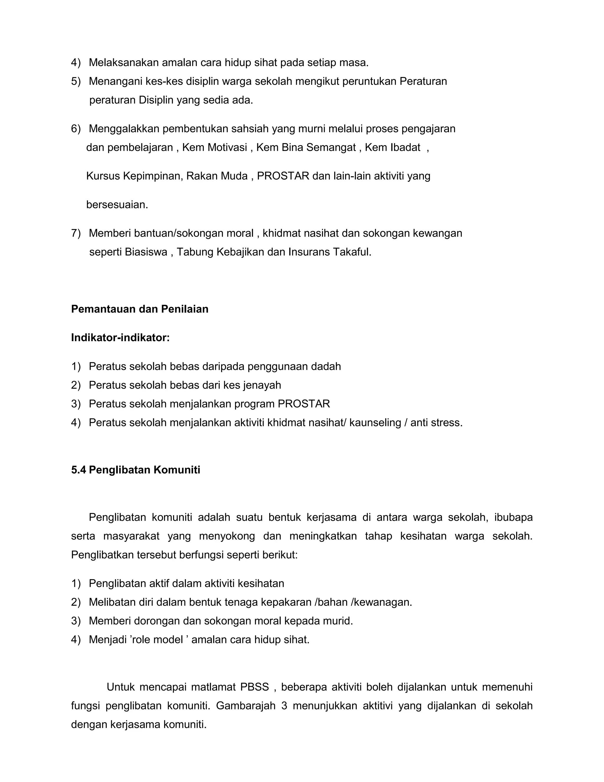 Program kesihatan sekolah | DOCX
