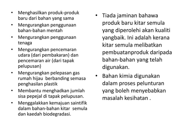 Program kitar semula | PPTX