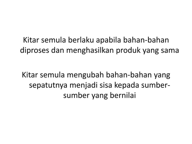 Program kitar semula | PPTX