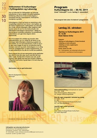 Program kulturdagene 2011 | PDF