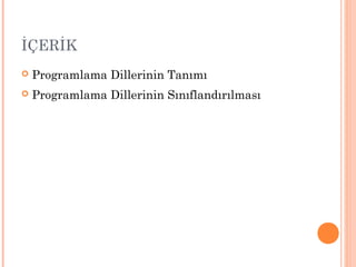 Programlama dili temel_kavramlar | PPT