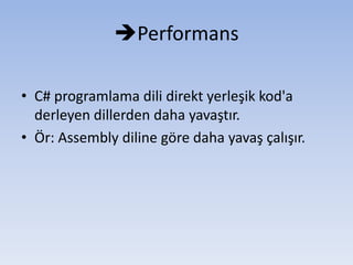 C sharp programlama dili tarihcesi kisa bilgilendirme | PPT