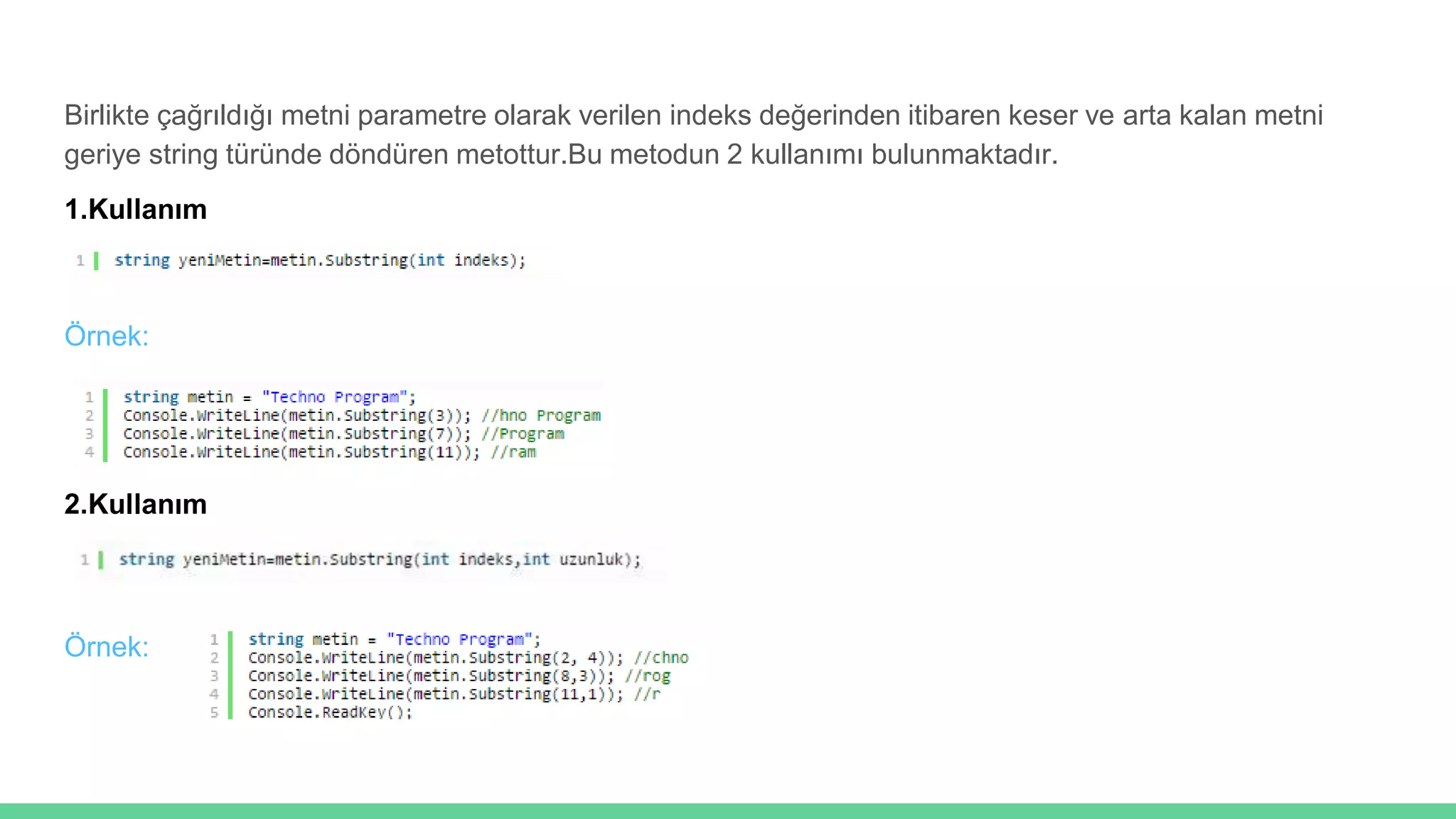 Programlama Temelleri Hazır Metodlar | PPTX