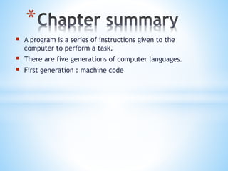 Program & language generation | PPT