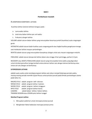 Program latihan | DOCX