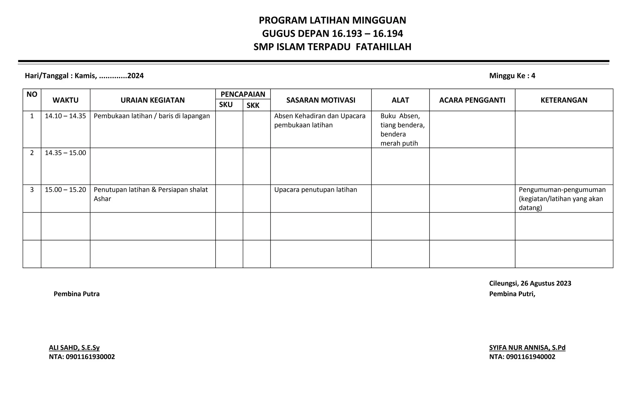 PROGRAM LATIHAN MINGGUAN DAN 3 BULANAN PENGGALANG.pdf