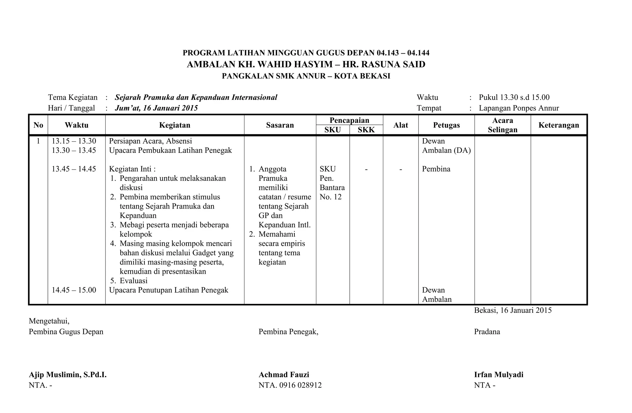 PROGRAM LATIHAN MINGGUAN.docx