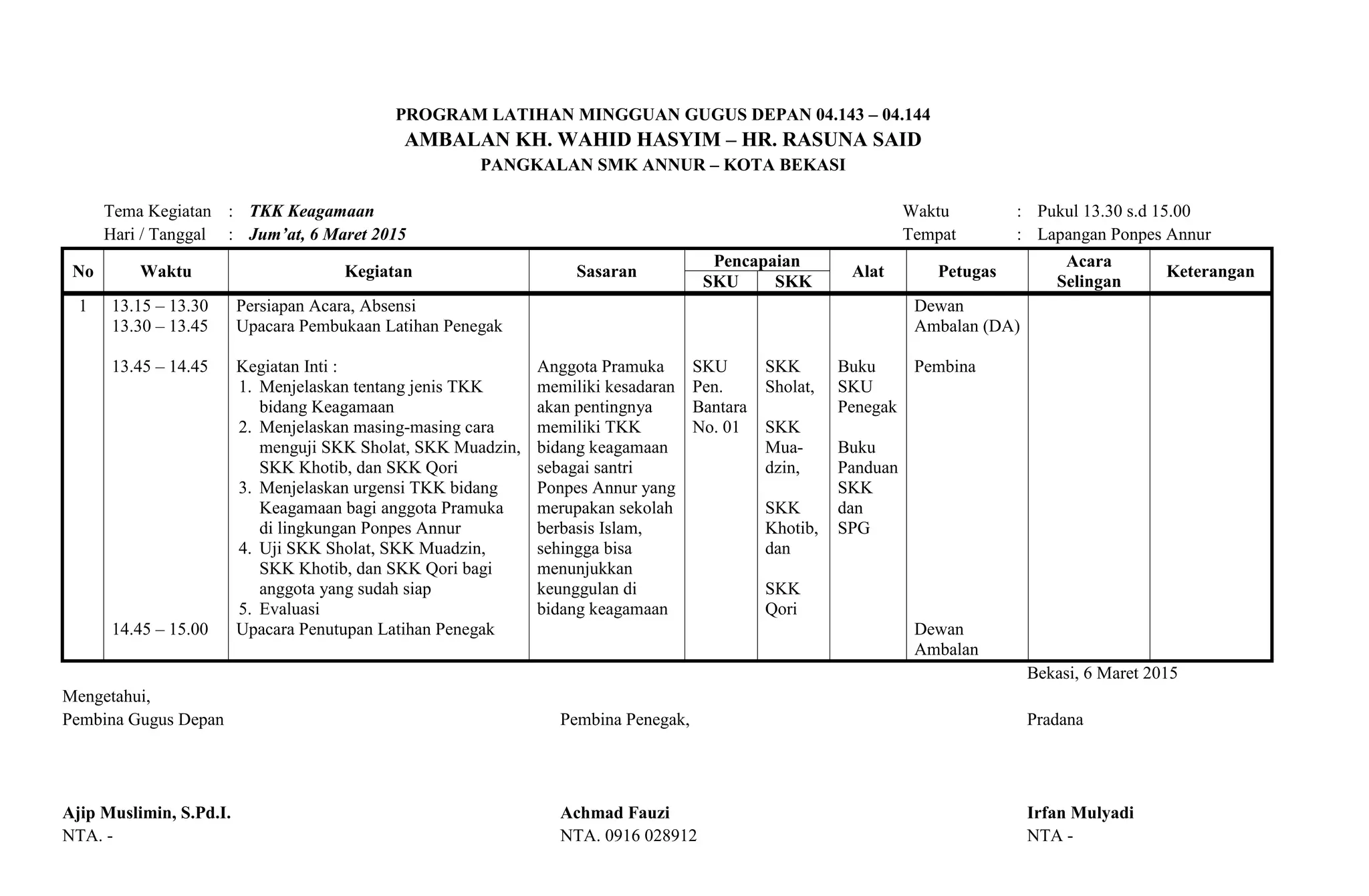 PROGRAM LATIHAN MINGGUAN.docx