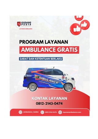 PROGRAM LAYANAN AMBULANCE GRATISSS!!! | PDF