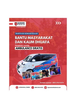 PROGRAM LAYANAN AMBULANCE GRATISSS!!! | PDF