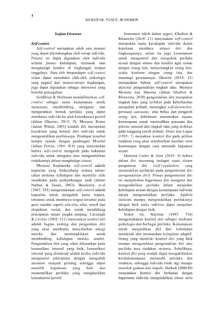 Program layanan bimbingan klasikal untuk meningkatkan self control ...