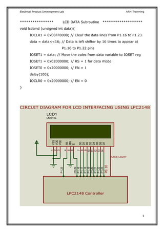 Program LCD ARM | PDF